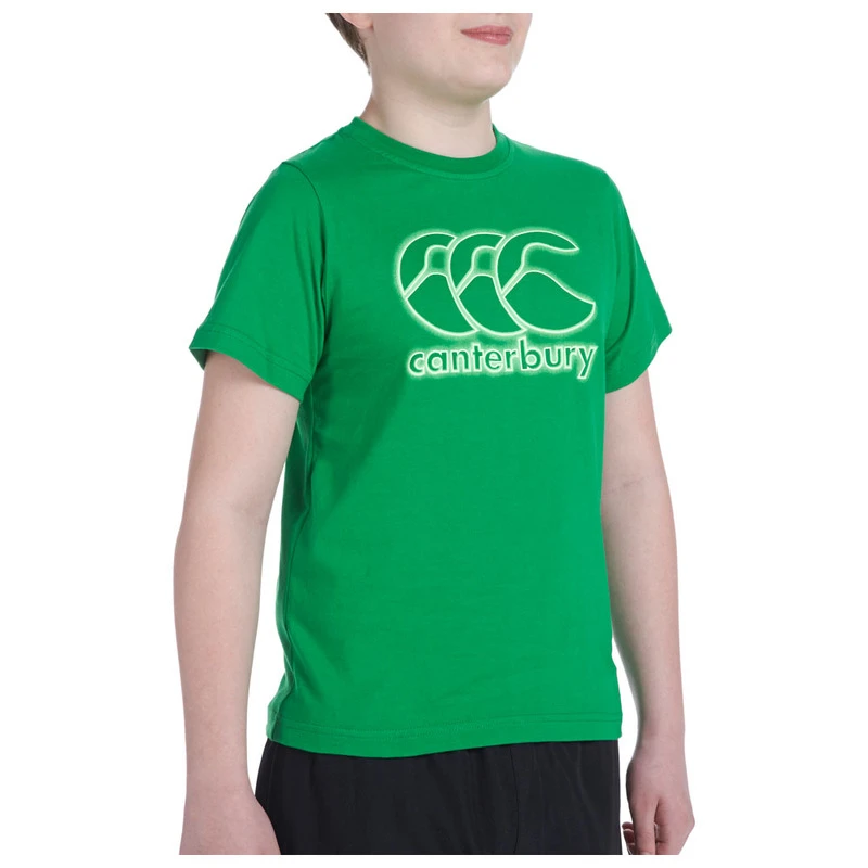 Canterbury Kids Glow CCC T-Shirt (Green) | Sportpursuit.com