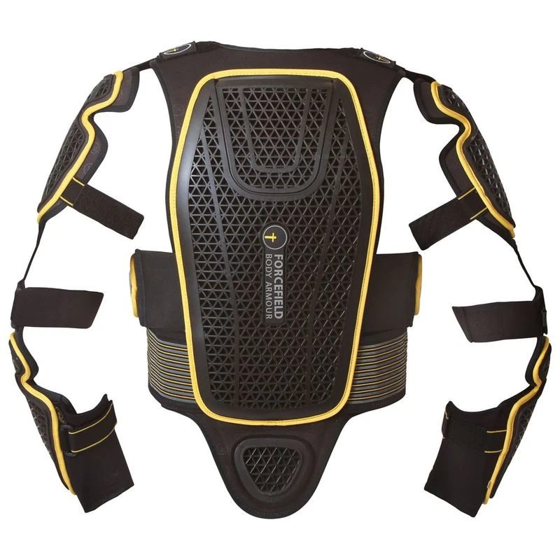 Forcefield EXK Harness Adventure Body Armour (Black/Yellow) | Sportpur