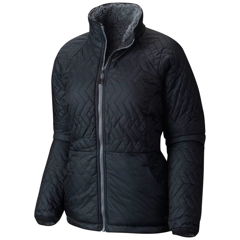 Mountain Hardwear Womens Switch Flip Jacket (Black/Graphite) | Sportpu
