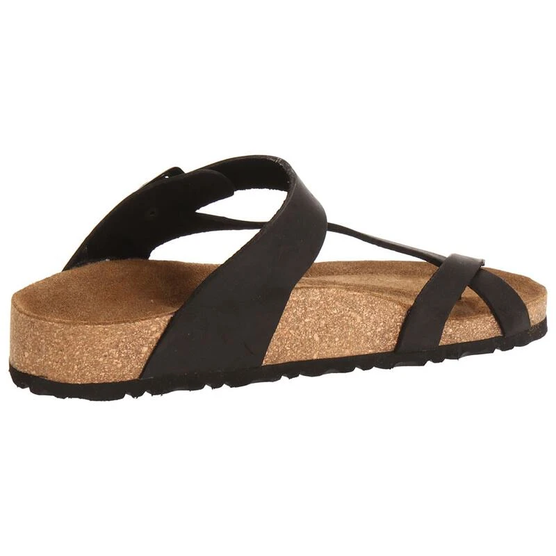 Comfortfusse Womens Fae Sandals (Black) | Sportpursuit.com