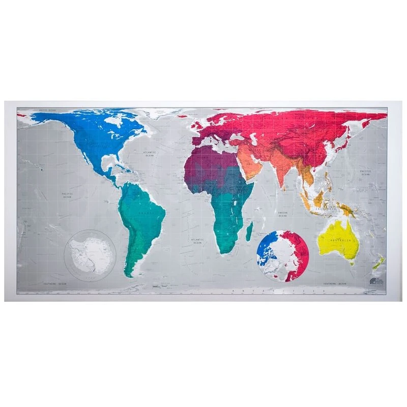 The Future Mapping Company Magnetic Huge Future Map v.3 World Map (196
