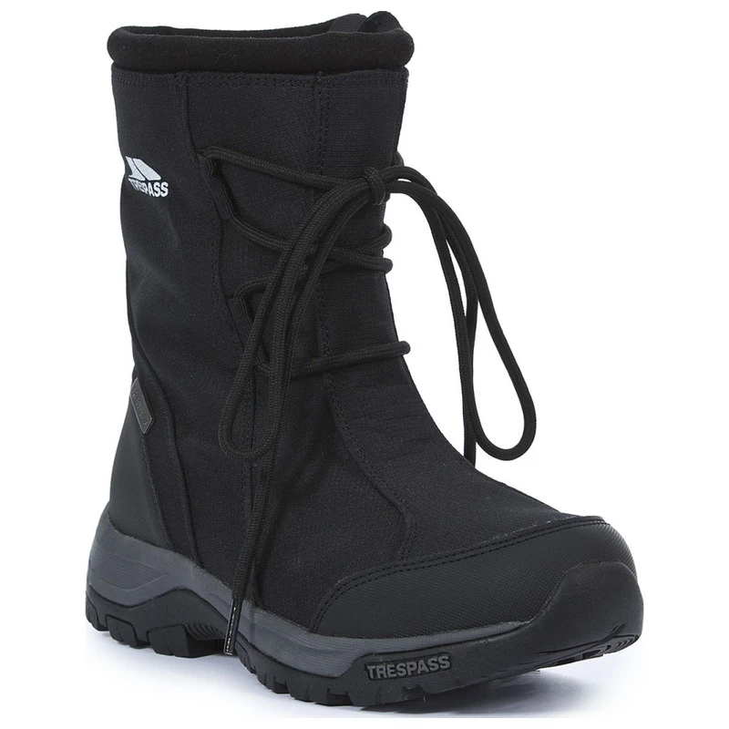Trespass Womens Gosling Snow Boots (Black) | Sportpursuit.com