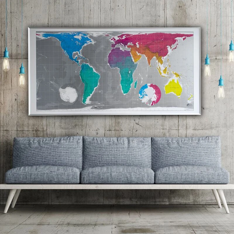 The Future Mapping Company Magnetic Huge Future Map v.3 World Map (196