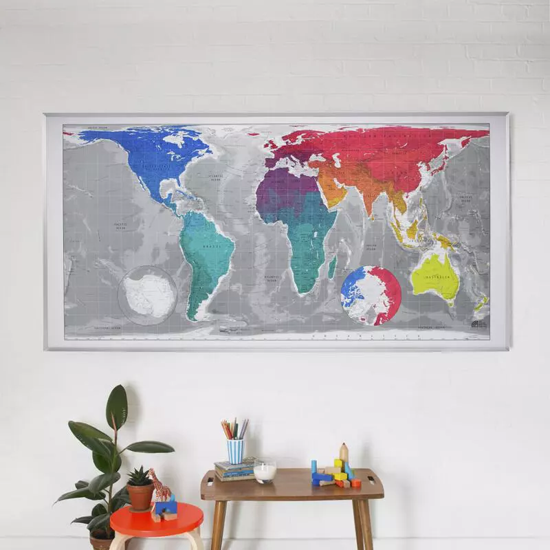 The Future Mapping Company Magnetic Huge Future Map v.3 World Map (196