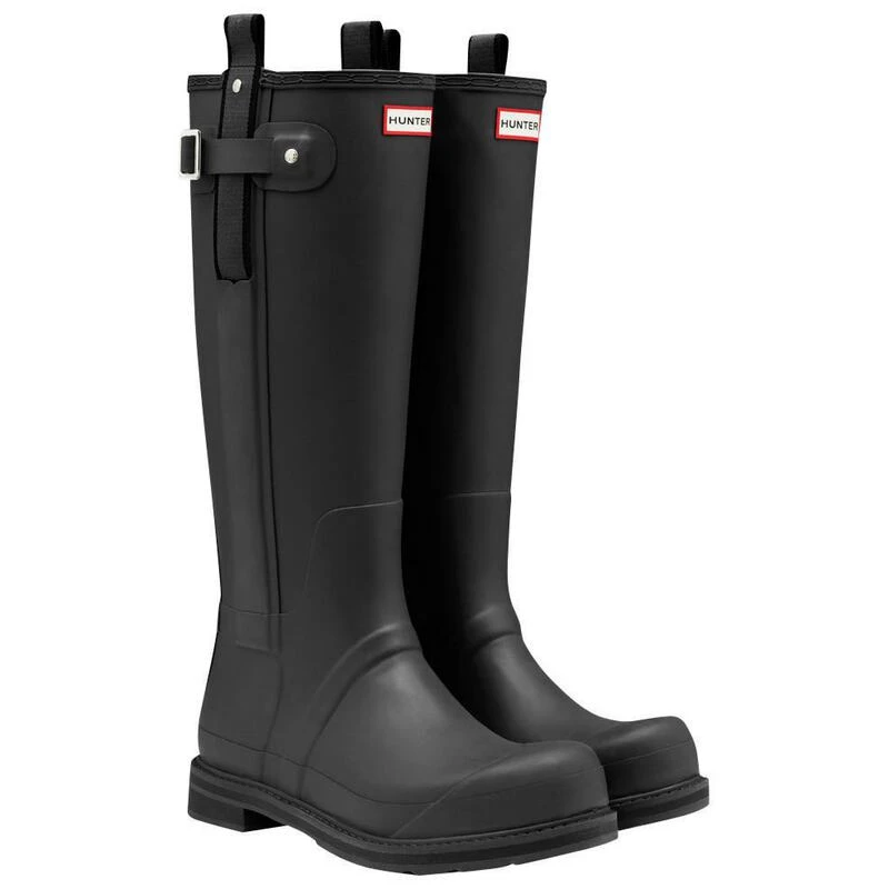 Hunter Mens Original Pulltab Lightweight Wellington Boots (Black) | Sp
