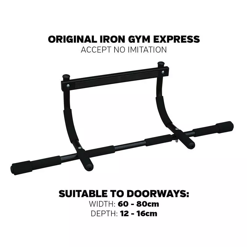 Iron Gym Express Total Upper Body Workout Bar (Black) | Sportpursuit.c