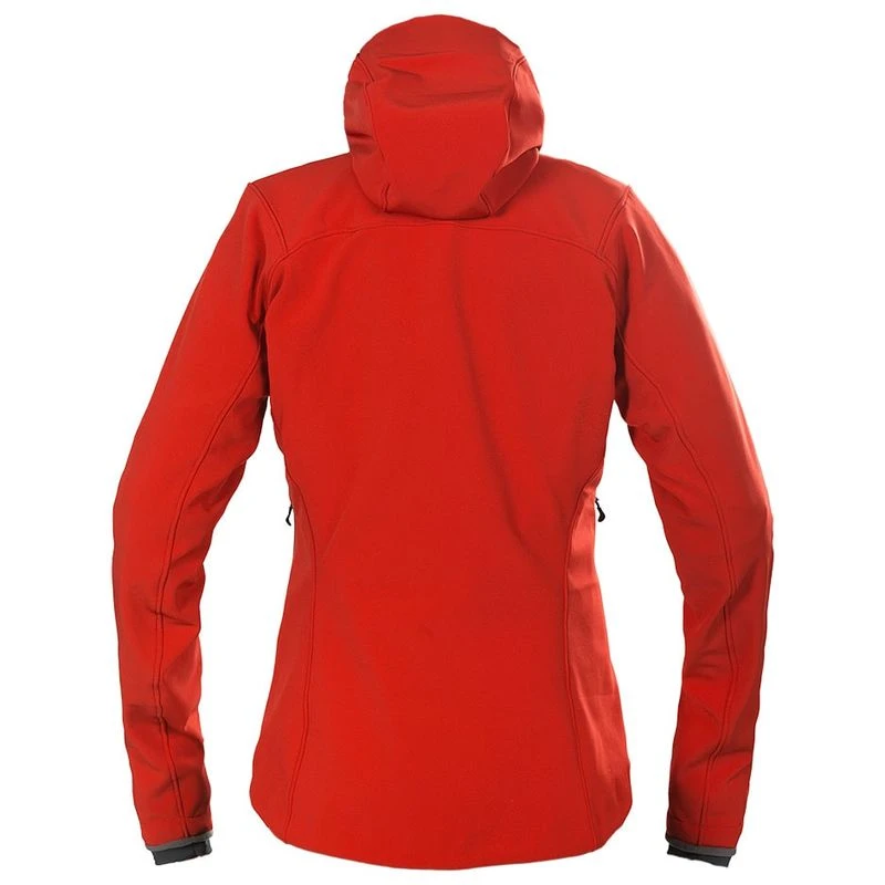 RedFox Womens Yoho Softshell Jacket (Dark Red) | Sportpursuit.com