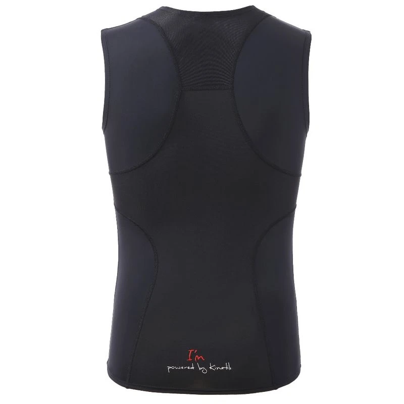 Kinetik Mens Velocity I Sleeveless Compression Top (Black) | Sportpurs