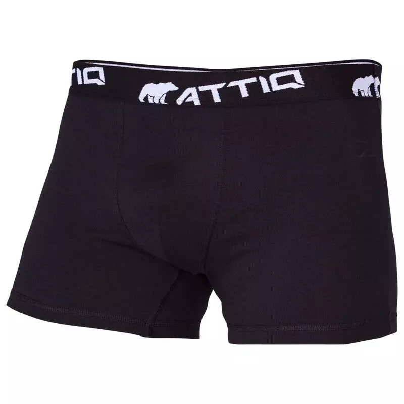 Attiq Mens Meryl Skinlife Boxers (Black) | Sportpursuit.com