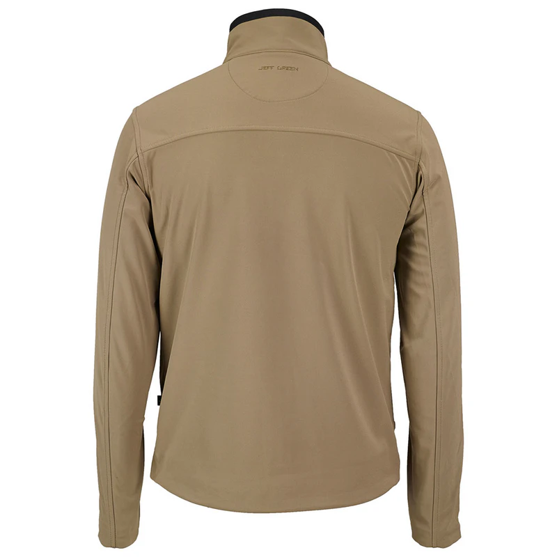 Jeff Green Mens Omega 2-Layer Softshell Jacket (Khaki) | Sportpursuit.