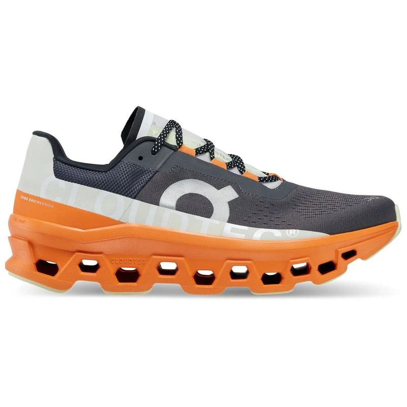 On Running Mens Cloudmonster 1 Running Shoes (Eclipse/Turmeric) | Spor