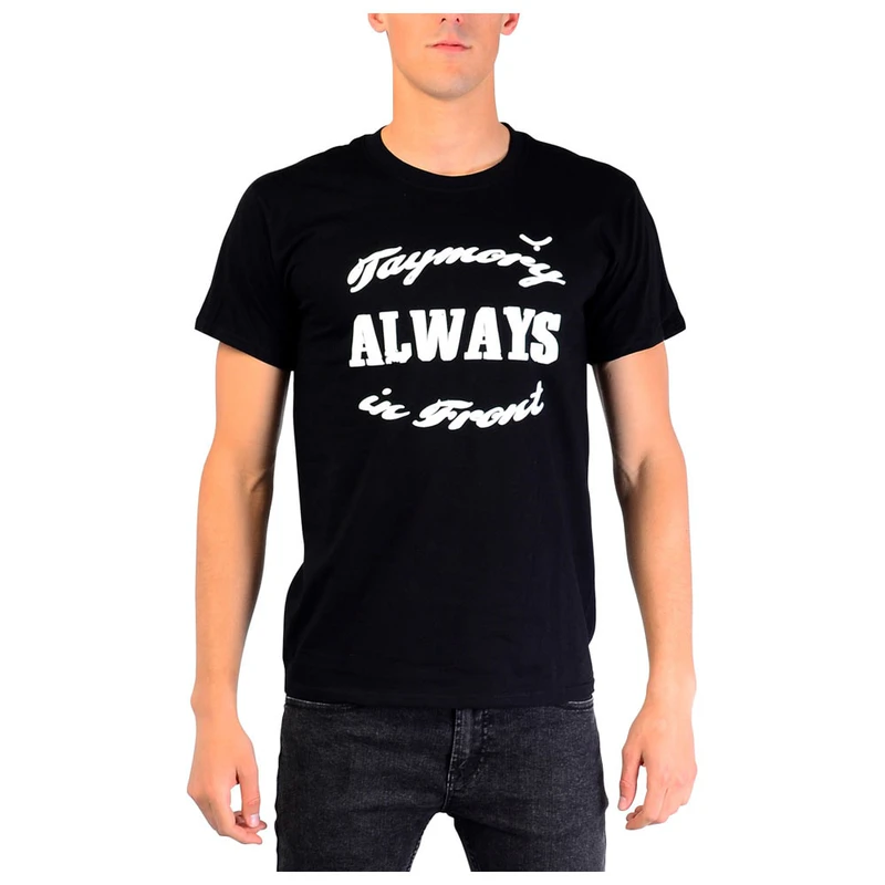 Taymory Mens Always In Front T-Shirt (Black) | Sportpursuit.com