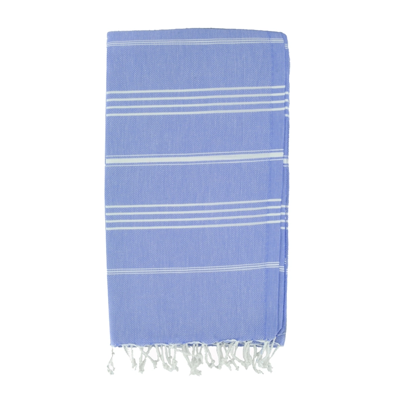 Febronie Classic Hammam Towel (Greek Blue) | Sportpursuit.com