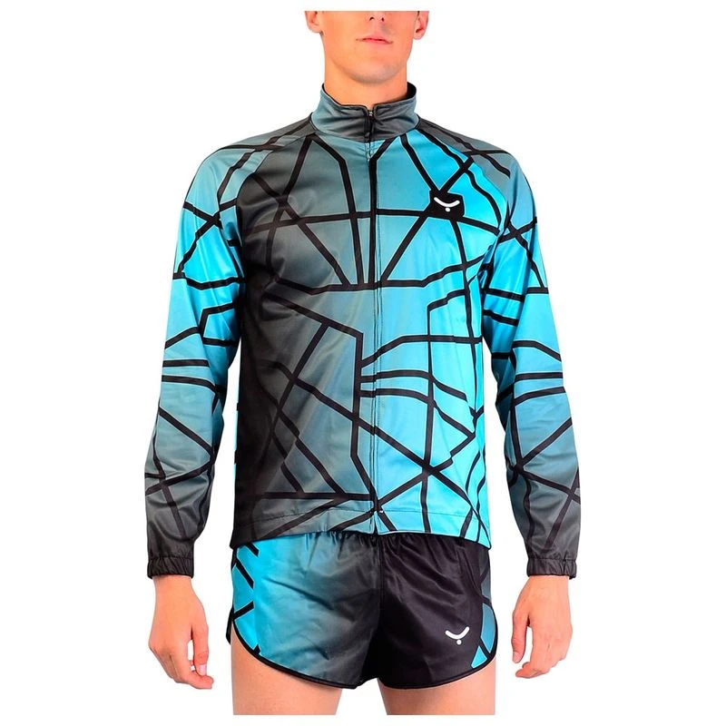 Taymory Mens Maze Windbreaker Jacket (Blue) | Sportpursuit.com