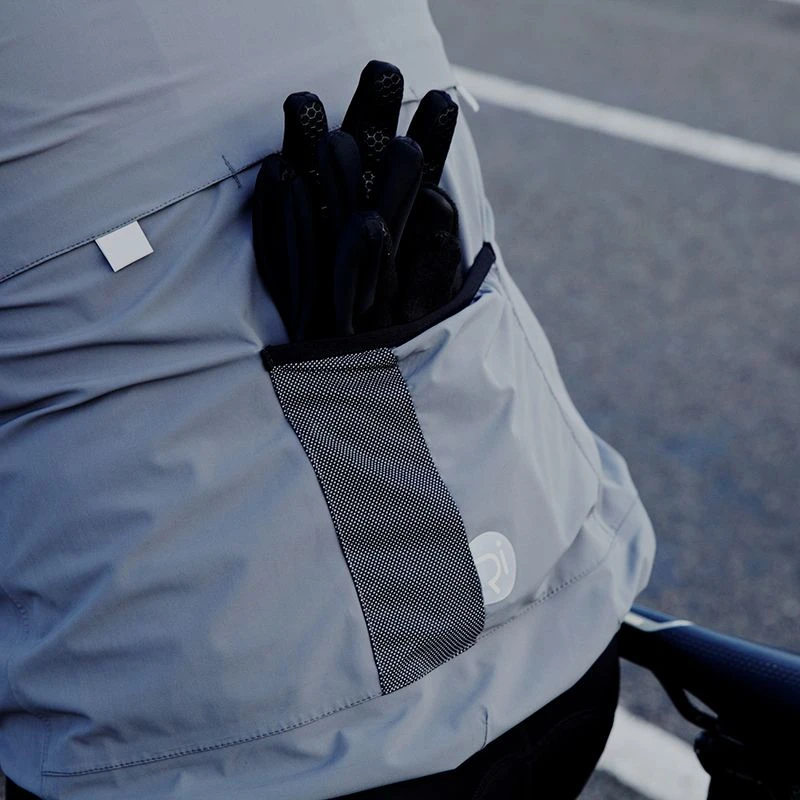 Rivelo Mens Langcliffe High Performance Rain Jacket (Charcoal) | Sport