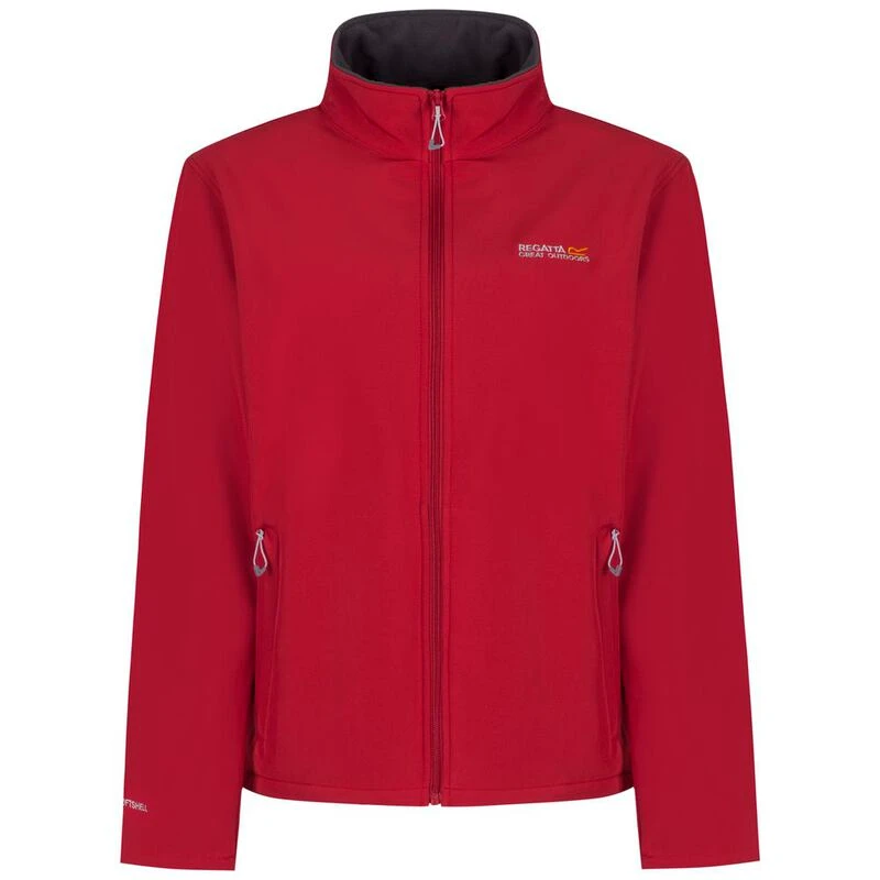 Regatta Mens Cera III Softshell Jacket (Chilli Pepper/Iron) | Sportpur