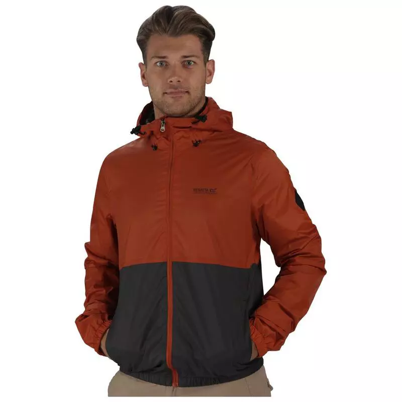 Regatta Mens Akka Jacket (Burnt Orange/Iron) | Sportpursuit.com