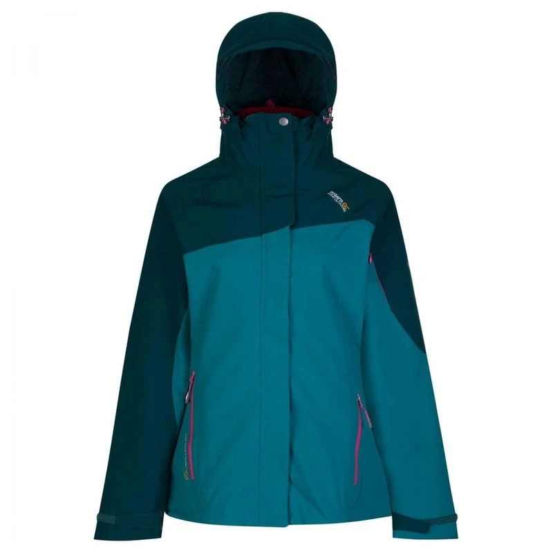 Regatta Womens Carletta 3-In-1 Jacket (Deep Lake/Dark Cerise) | Sportp