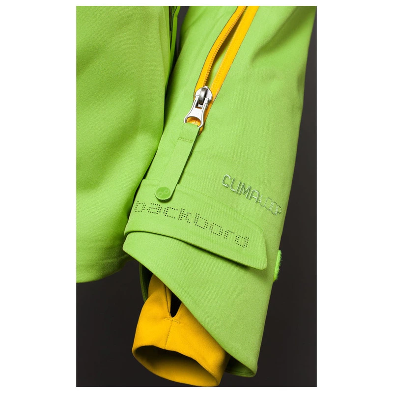 Pyua Womens Backyard Jacket (Parrot Green/Navy Blue) | Sportpursuit.co