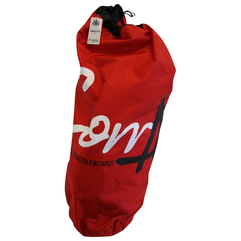 Corran Combat White Water Inflatable SUP Board Package (White/Red) | S