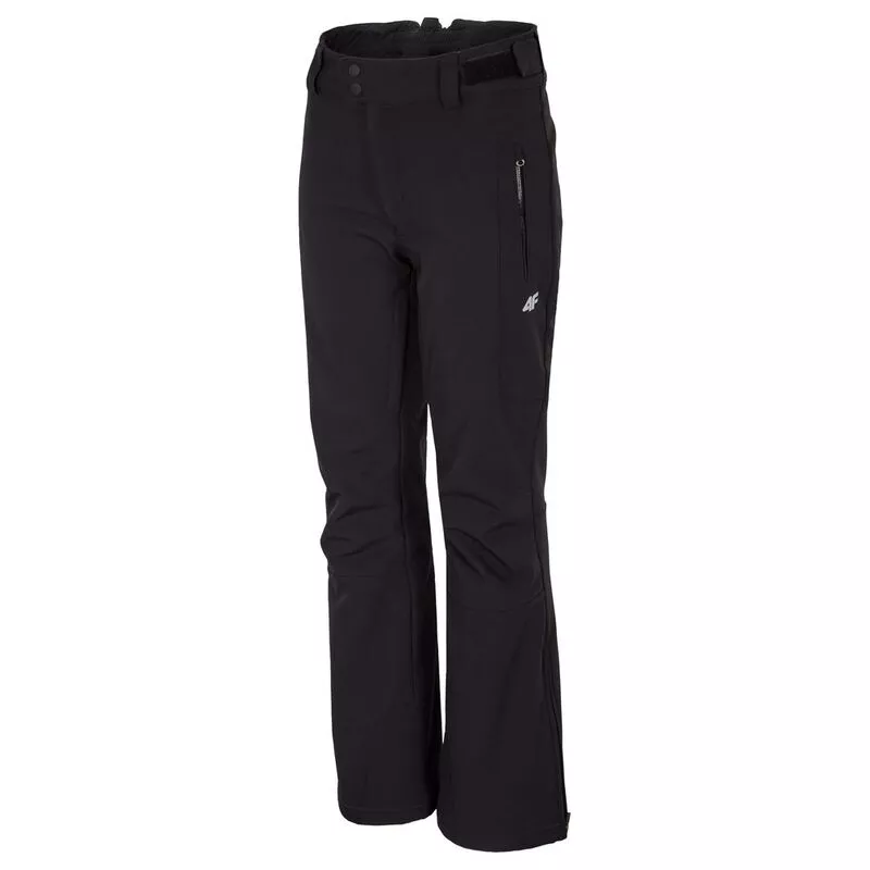 4F Womens Aquatech 5000 Softshell Ski Trousers (Black) | Sportpursuit.