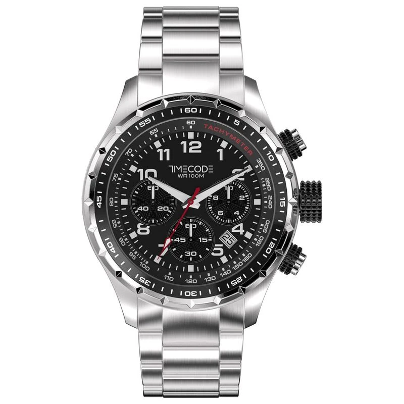 TimeCode Mens Sputnik 1957 Watch (Metallic/Metallic/Black) | Sportpurs