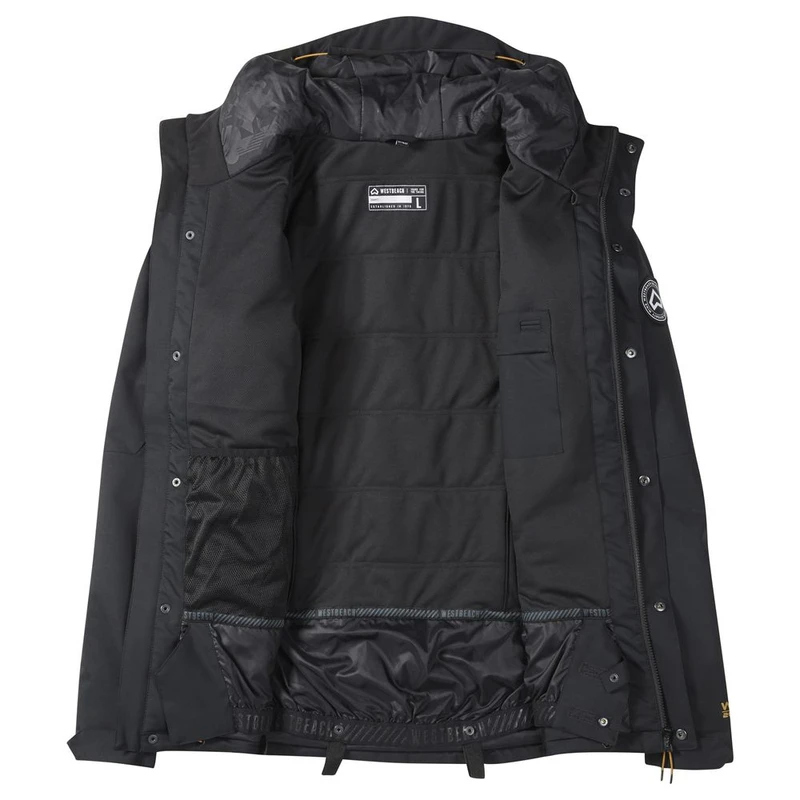 Westbeach Mens Temple Jacket (Black) | Sportpursuit.com