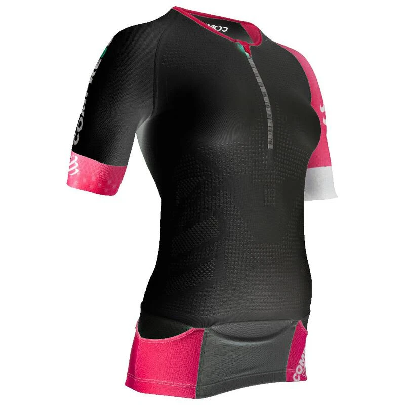 Compressport Womens TR3 Aero Compression Top (Black) | Sportpursuit.co