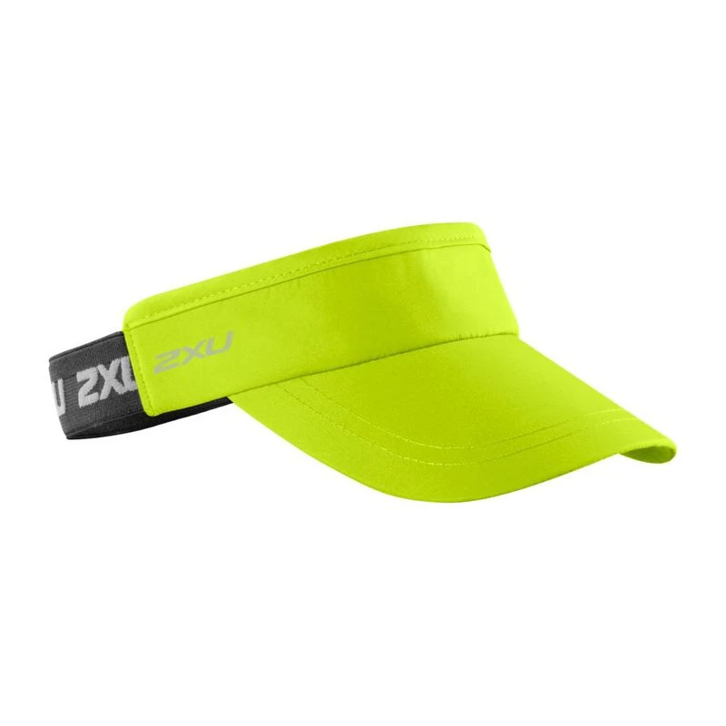 2XU Performance Visor (Lime Punch/Black) | Sportpursuit.com
