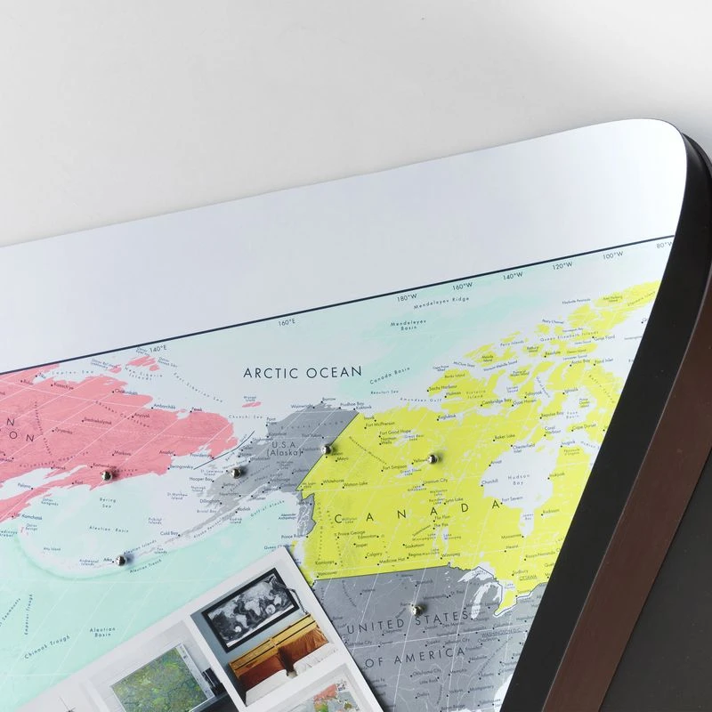 The Future Mapping Company Magnetic Winkel Tripel World Map (1000 x 64