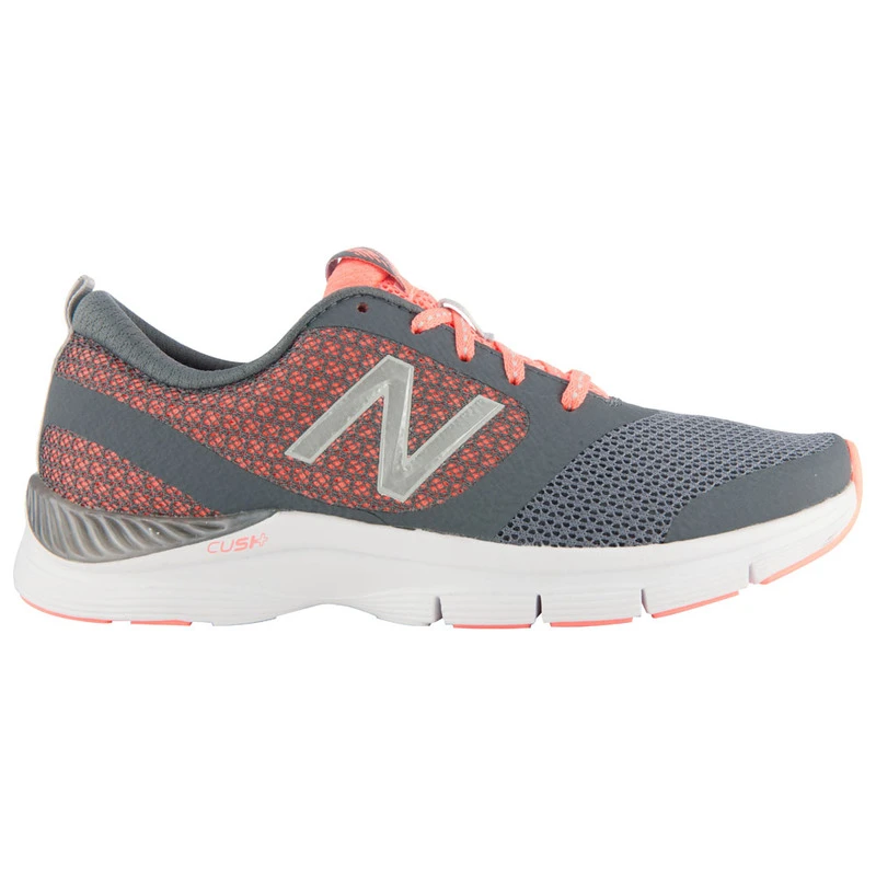 New Balance Womens 711 Trainers (Grey/Peach) | Sportpursuit.com