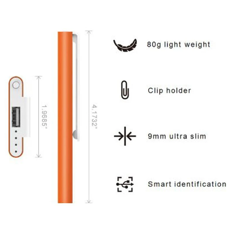 Wowzr X-Dream XS Power Bank (Orange) | Sportpursuit.com