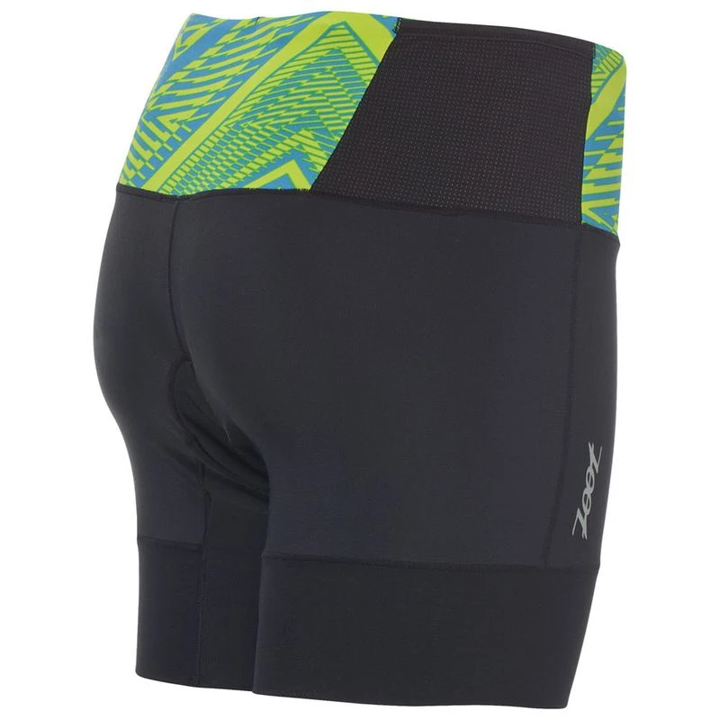 Zoot Womens Performance Tri 6 Inch Shorts (Tribal/Black) | Sportpursui