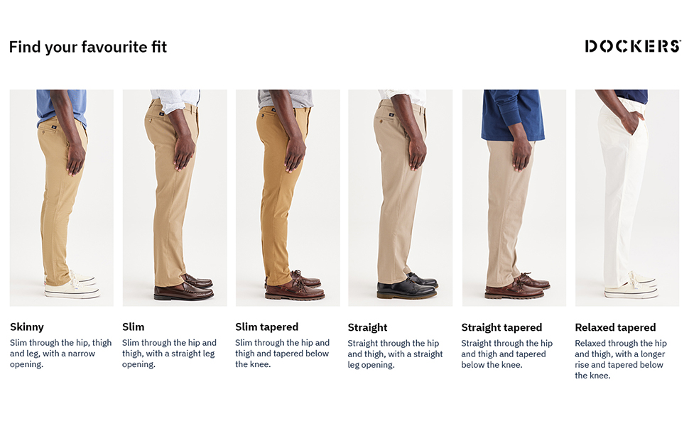 Dockers Size Guide