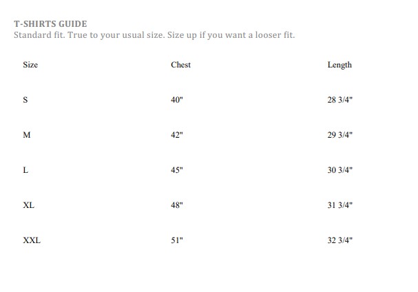 Florence Marine X Size Guide
