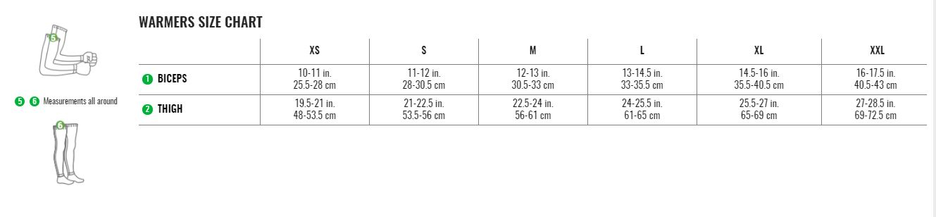 Louis Garneau Size Guide