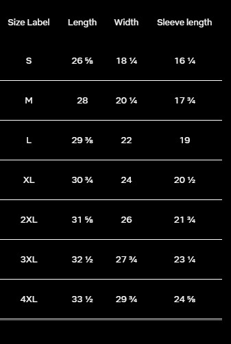 Netflix Collection Size Guide