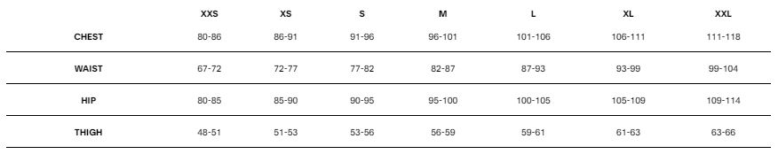 Pas Normal Studios Size Guide