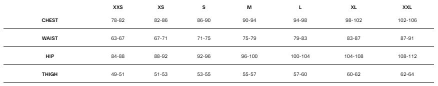 Pas Normal Studios Size Guide