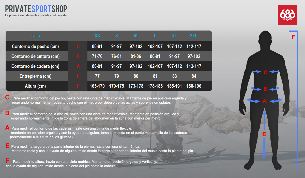 686 Size Guide