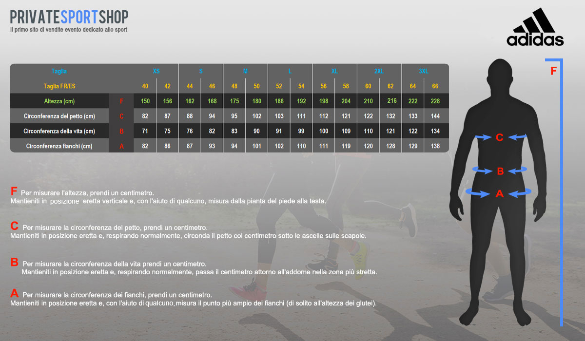 Adidas Size Guide