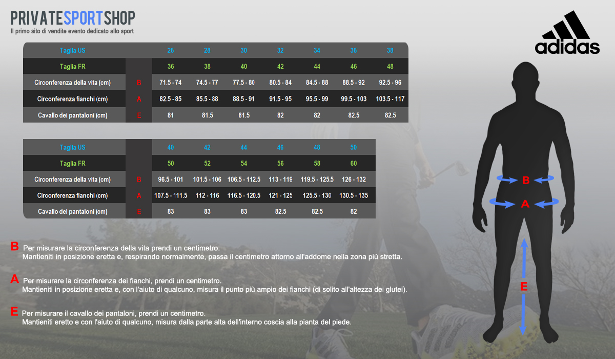 Adidas Size Guide