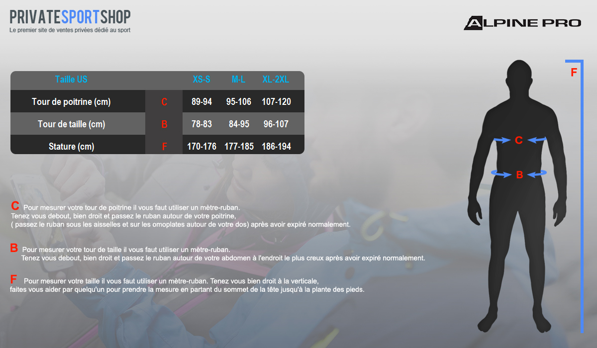 Alpine Pro Size Guide