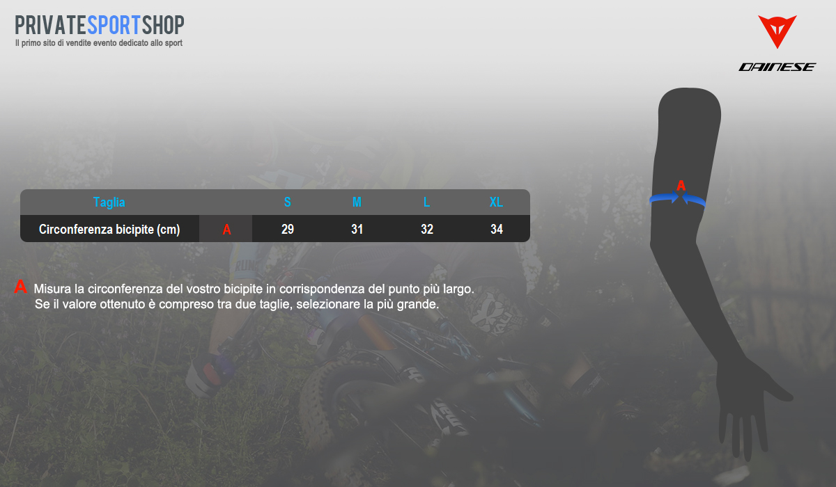 Dainese Size Guide
