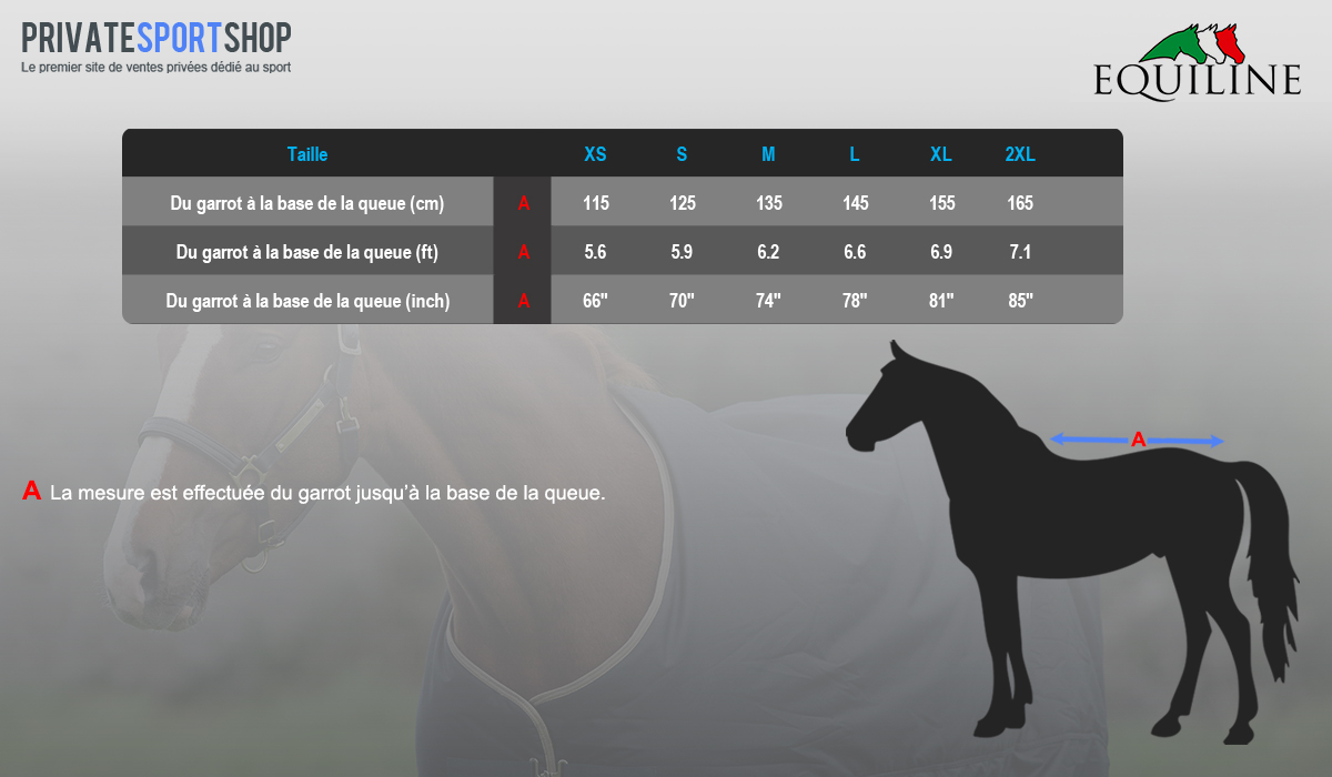 Equiline Size Guide