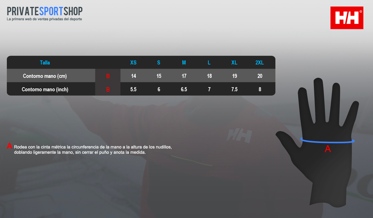 Helly Hansen Size Guide