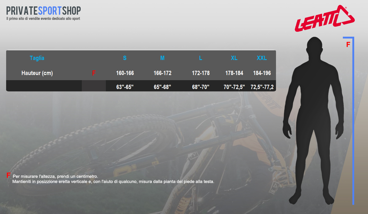 Leatt Size Guide