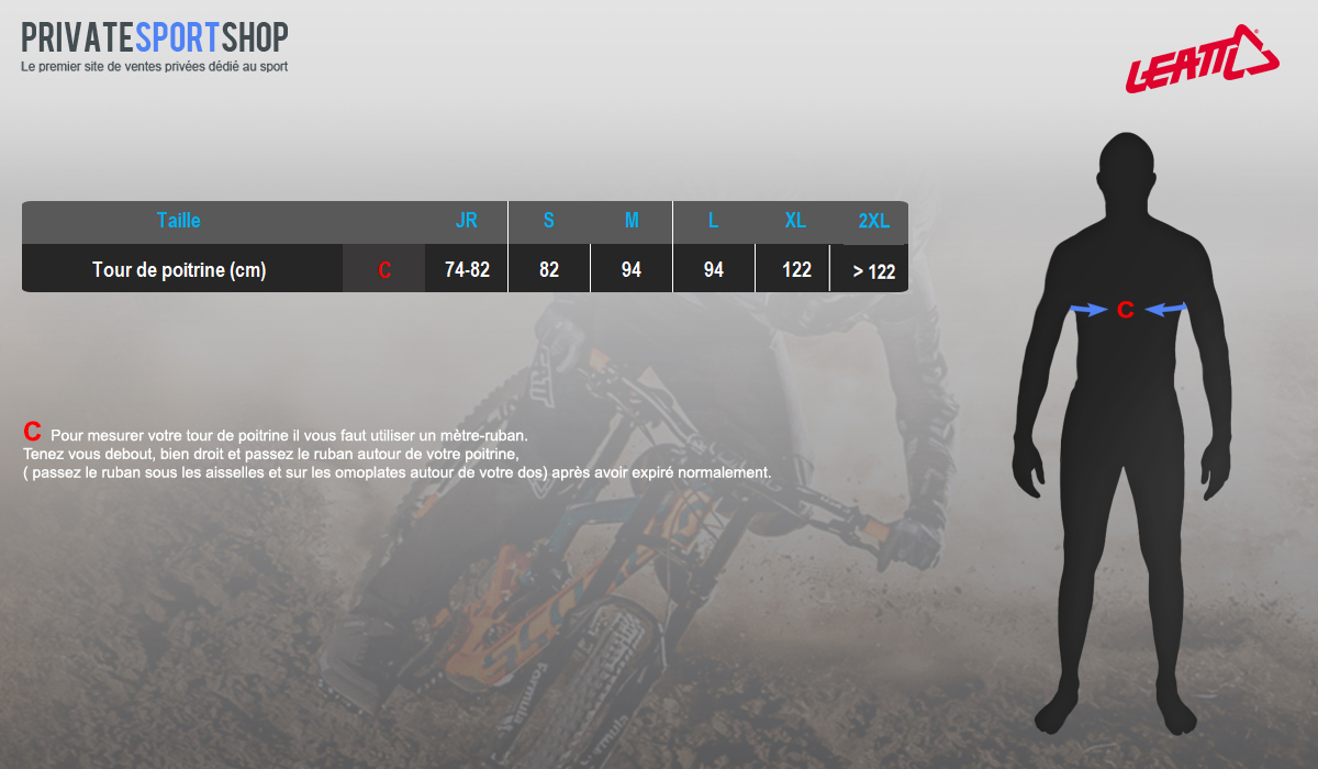 Leatt Size Guide