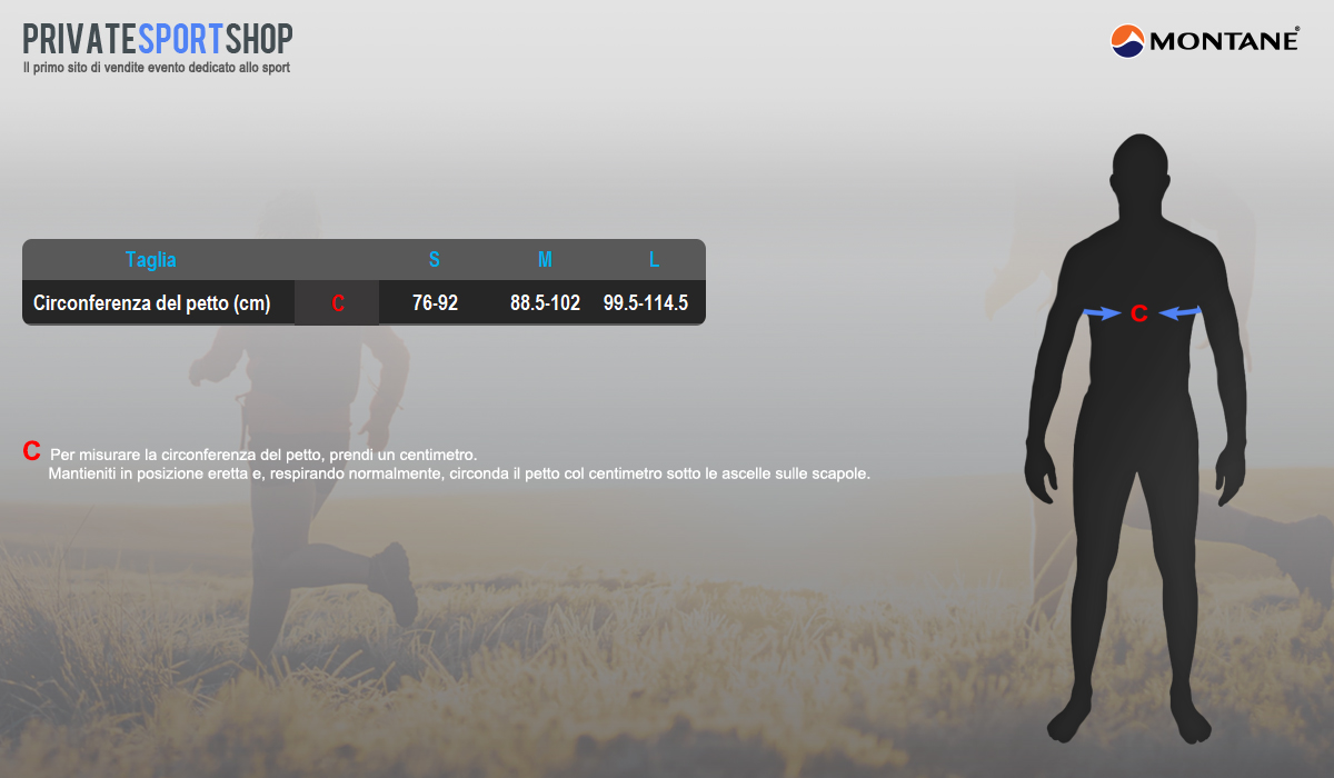 Montane Size Guide