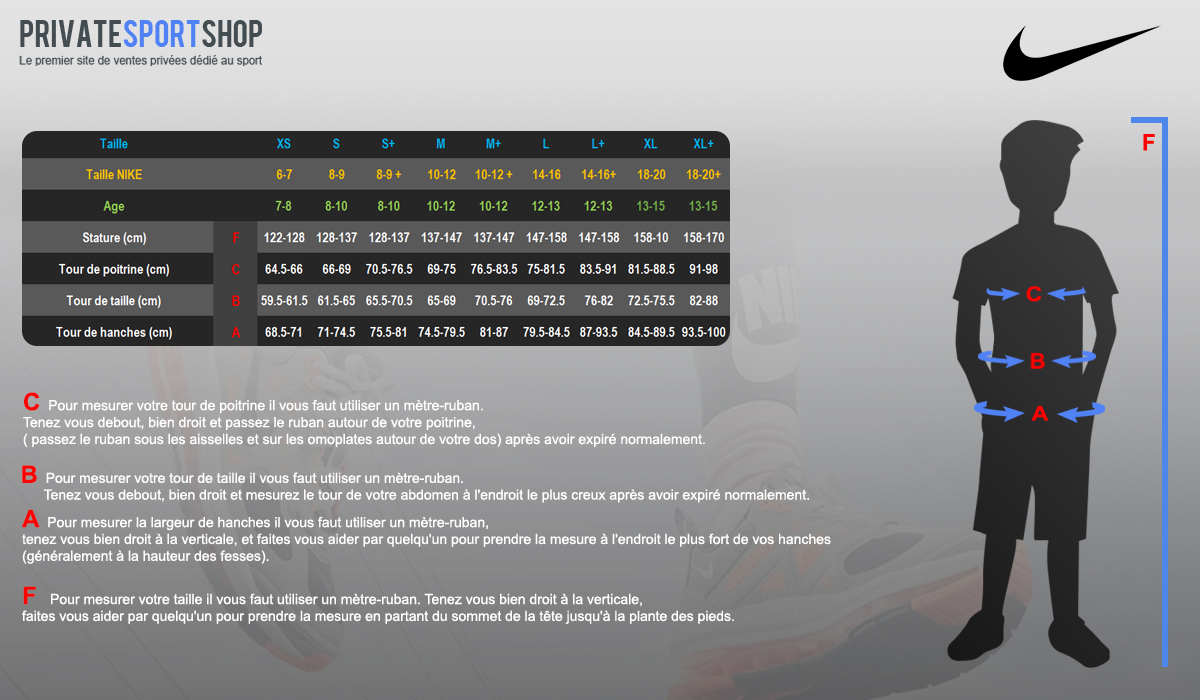 Nike Size Guide